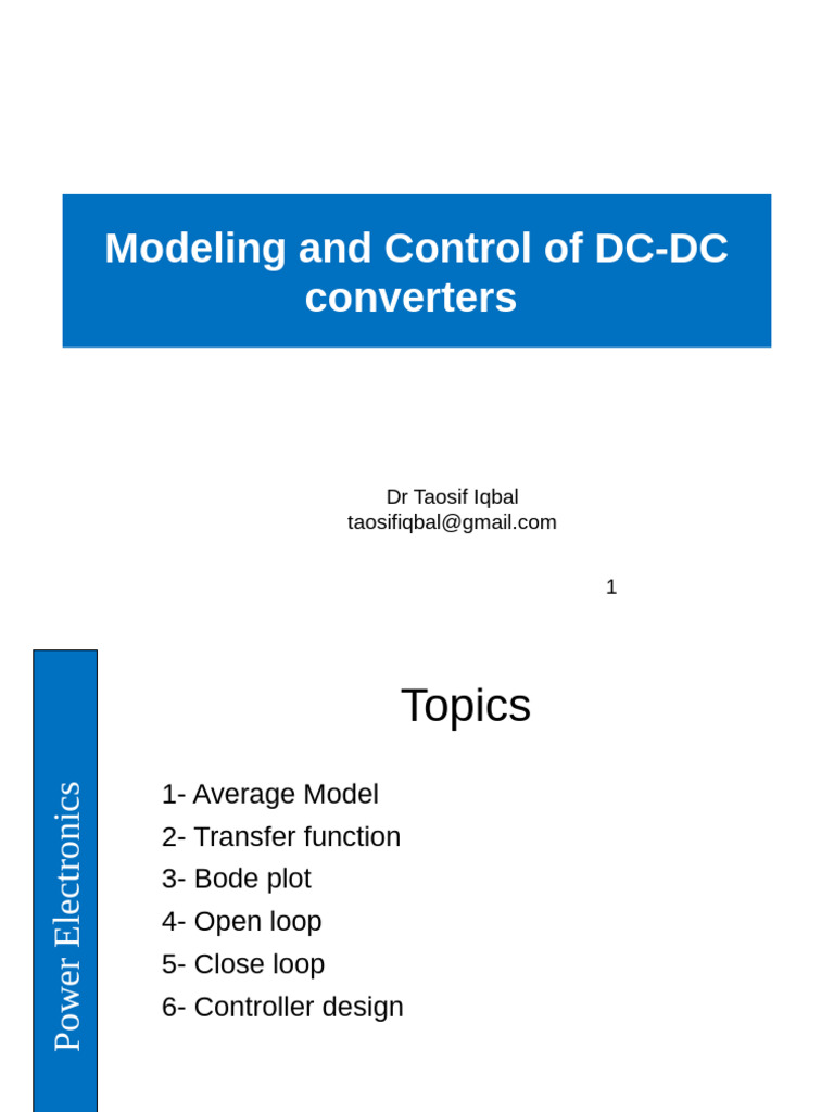 Modeling and Control | PDF | Power Electronics | Resonance