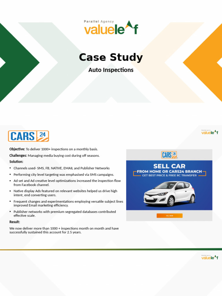 Case Study - Auto Inspections | PDF