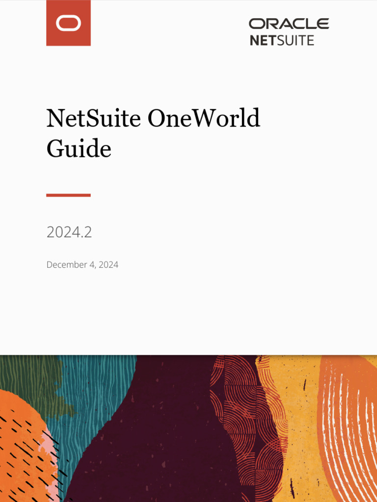 NetSuiteOneWorld guide | PDF | Oracle Corporation | Subsidiary