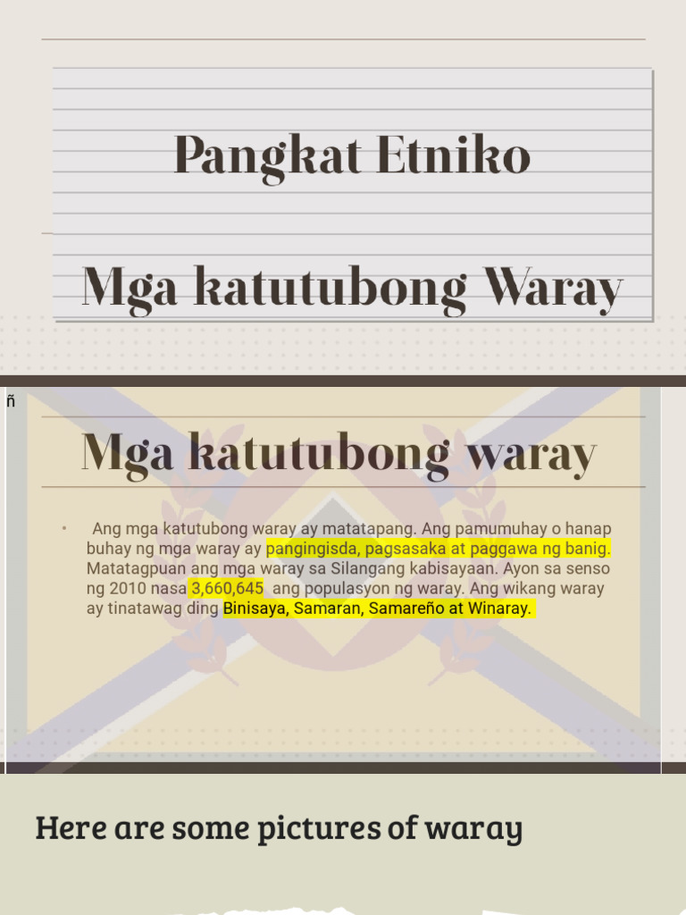 pangkat-etniko-waray | PDF