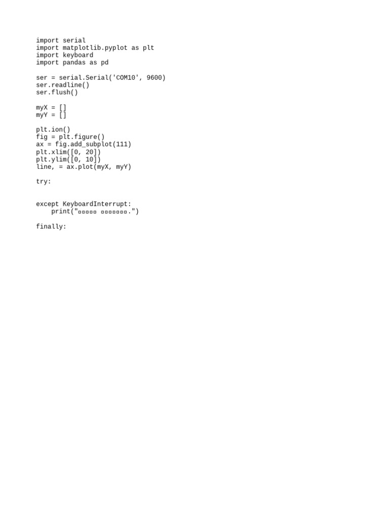 Real-Time Data Plotting Guide | PDF