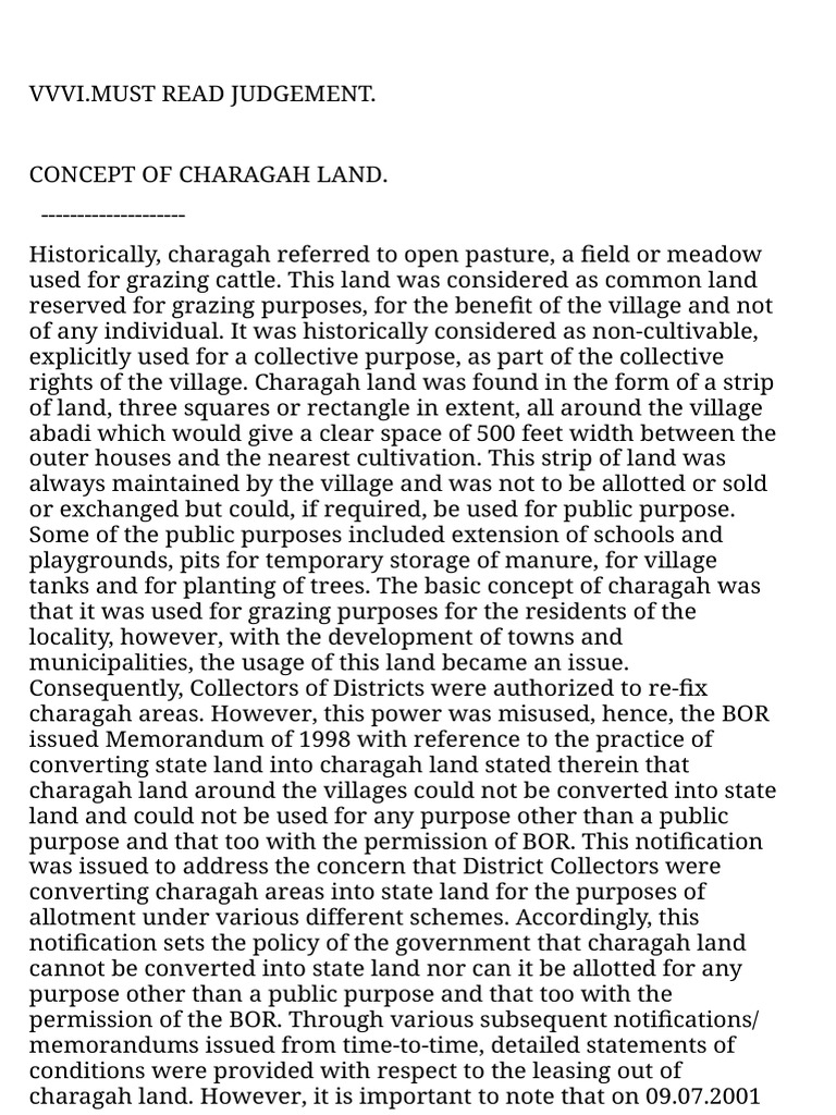 Charagah | PDF | Lease | Property