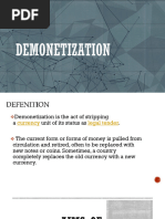 Demonetization Project Class12 Economics | PDF