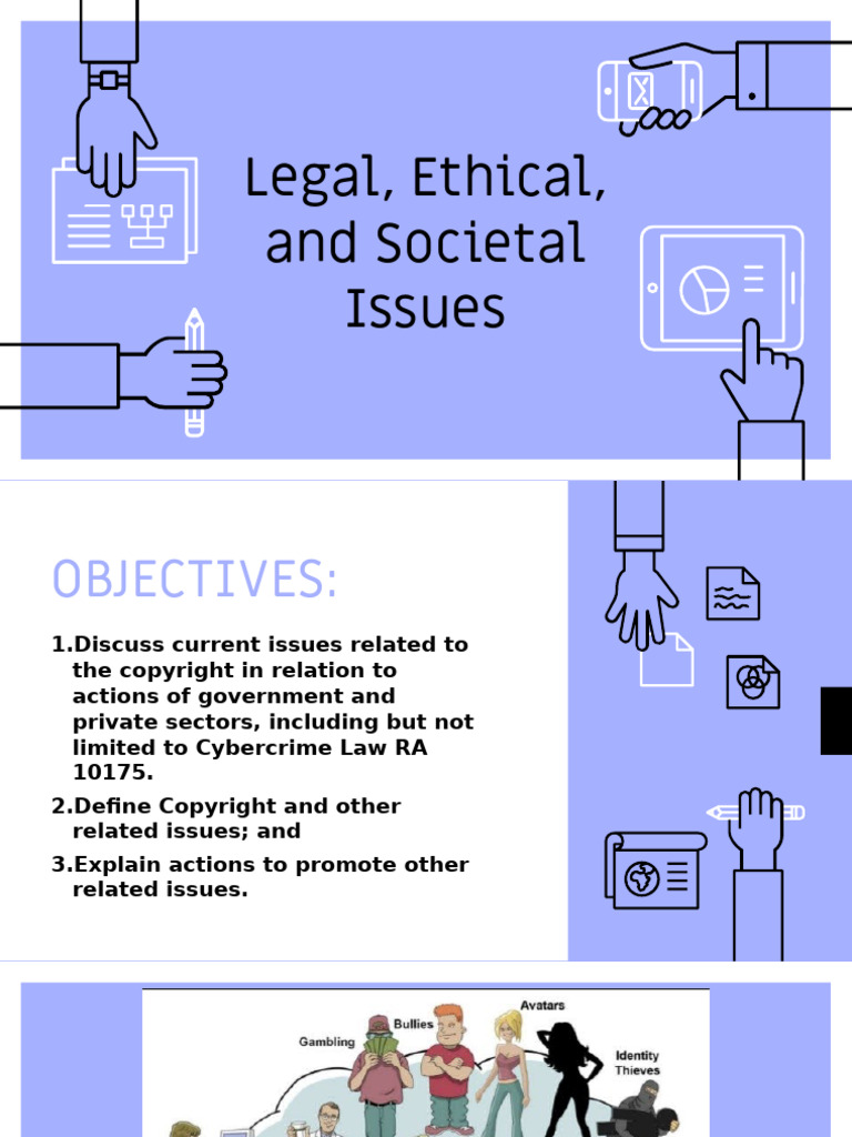 Legal Ethical Societal Issues | PDF | Cybercrime | Cyberbullying