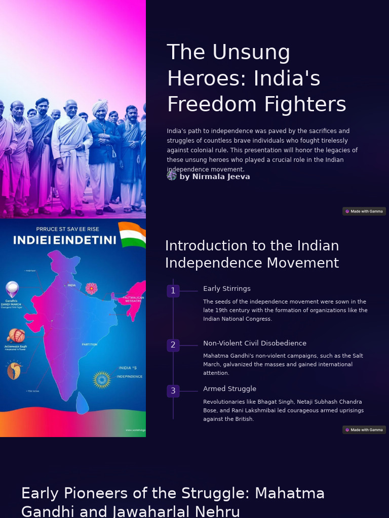 India's Unsung Freedom Fighters | PDF | Indian Independence Movement ...