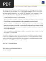 Modelo Requerimento Isencao de Iptu | PDF