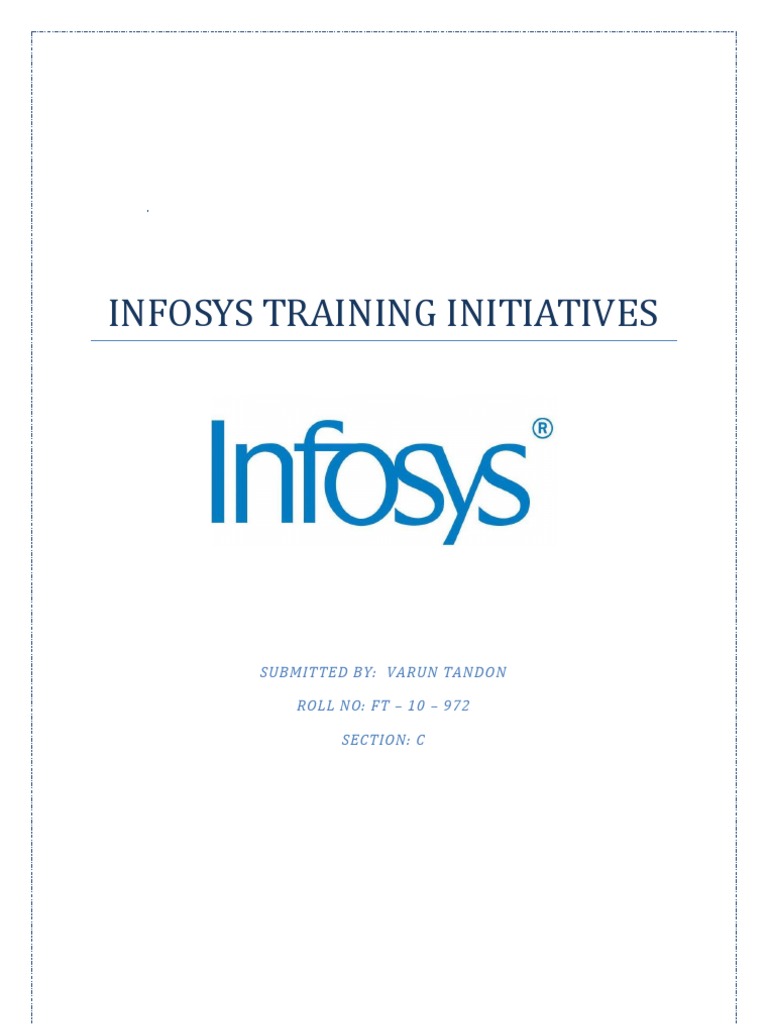 Developing Global Leaders: An Overview of Infosys' Robust Training ...