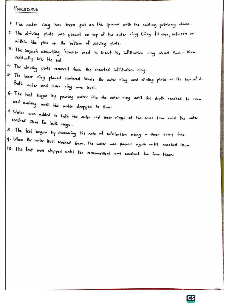 Procedure (Infiltration) | PDF