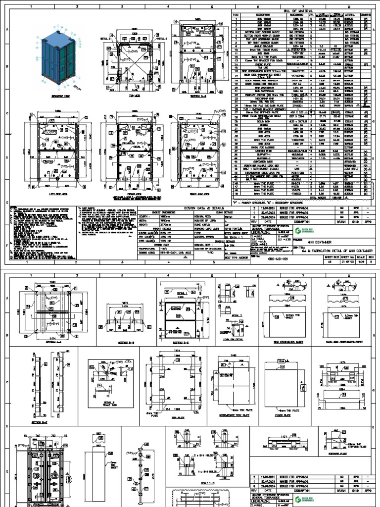GBC-MC-001 - Rev - 2 - (Mini Container) | PDF