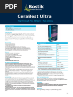 Technical Data Sheet - BOSTIK Rugby Original | PDF | Adhesive | Materials