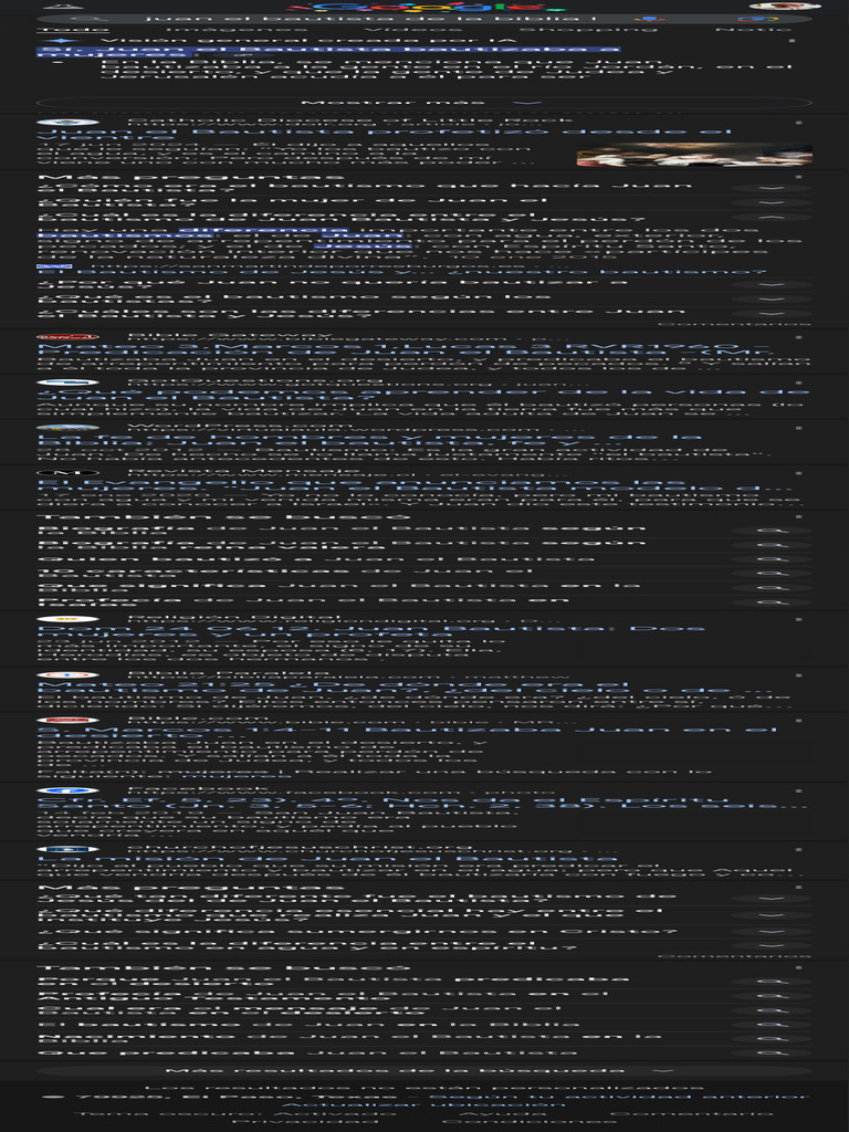 Juan El Bautista de La Biblia Bautizaba Mujeres | PDF | Juan el ...