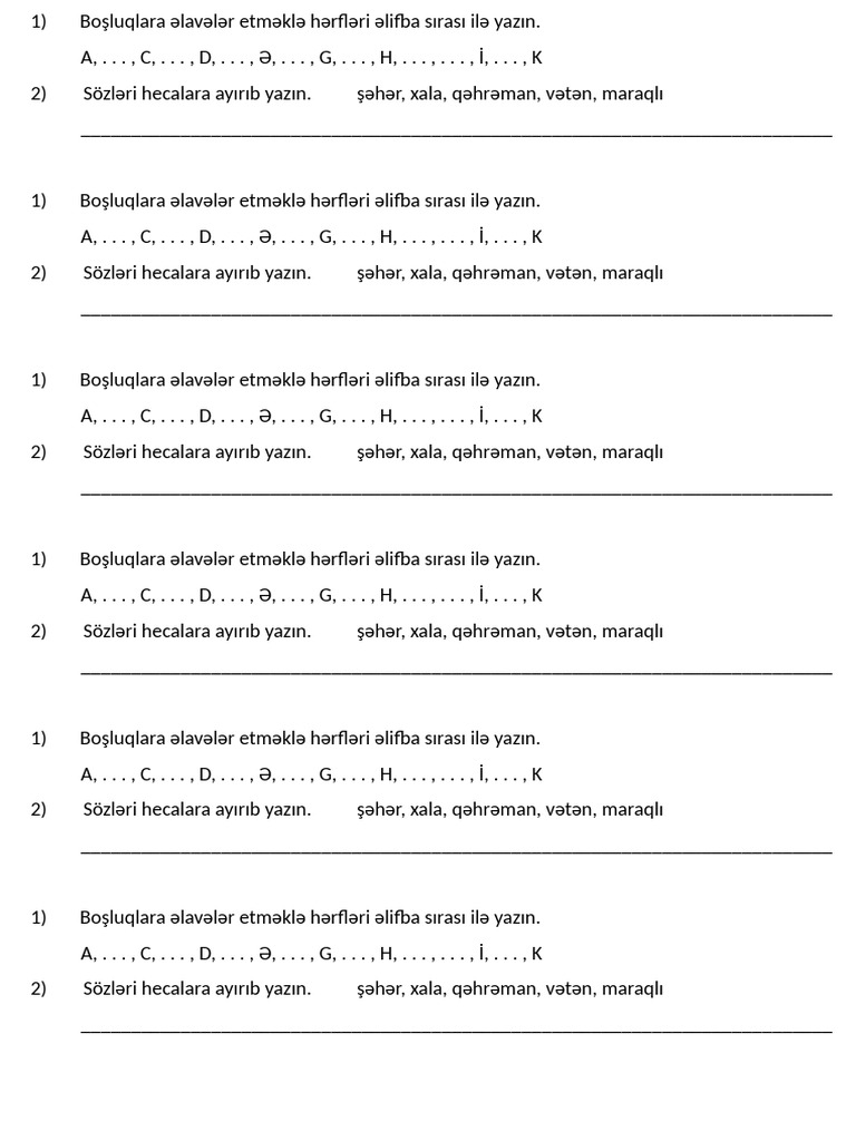 Azərbaycan - Dili T19 | PDF