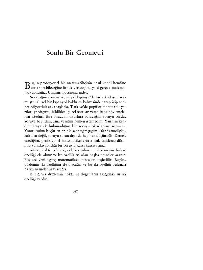 Sonsuz Sonlu | PDF