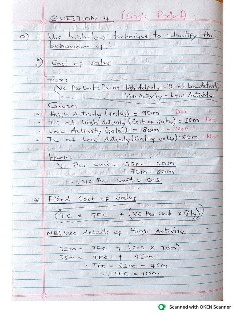 SOLN - CVP ANALYSIS REVIEW QNS (2) | PDF