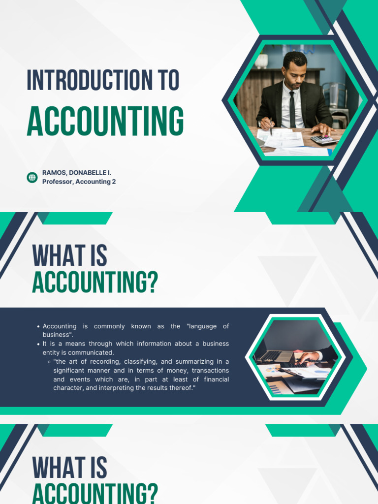 Introduction To Accounting | PDF