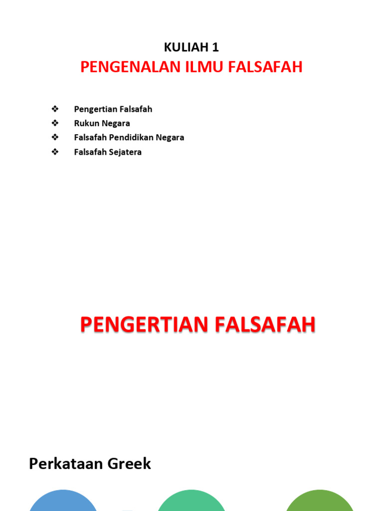Pengenalan Ilmu Falsafah | PDF