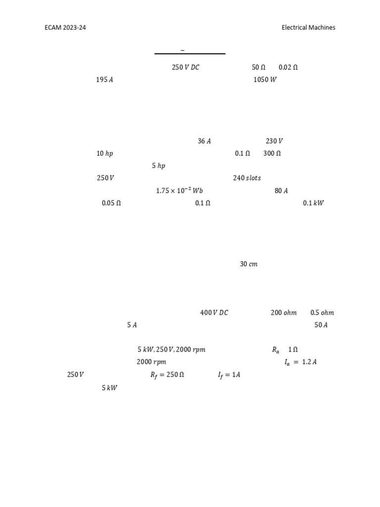 DC Machines: Efficiency and Performance Analysis | PDF