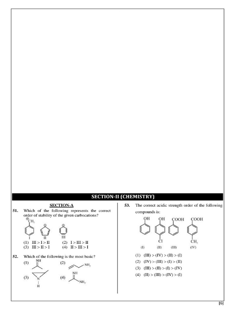 GOC Practice Set Chemistry | PDF