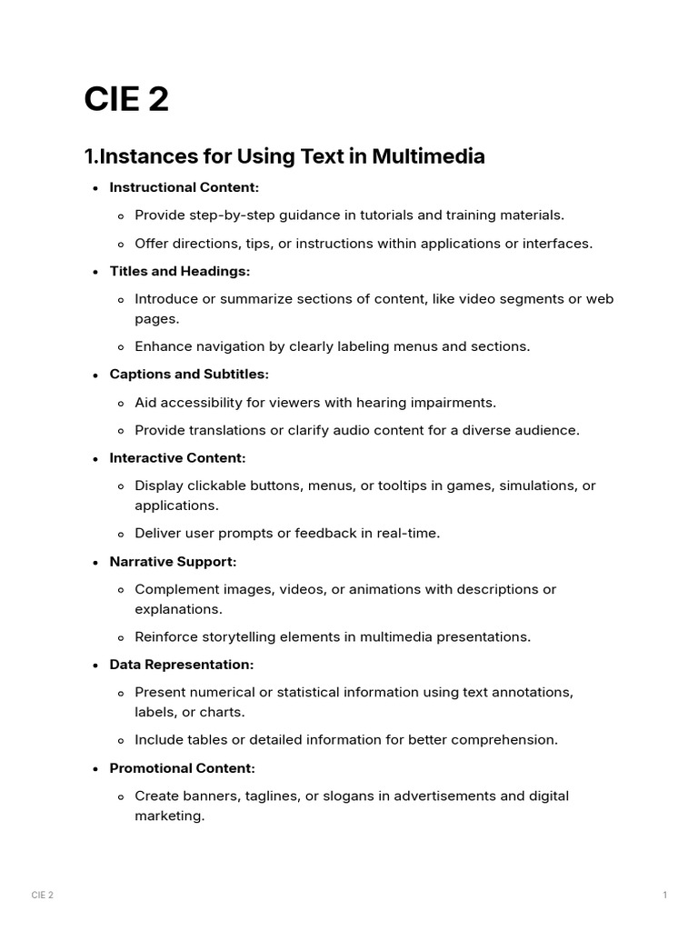 Cie 2 | PDF | Multimedia | Data Compression