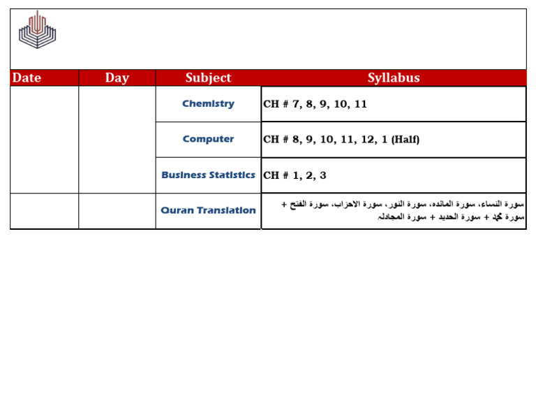 Send-Up Date Sheet 2024 II Year (Revised) | PDF