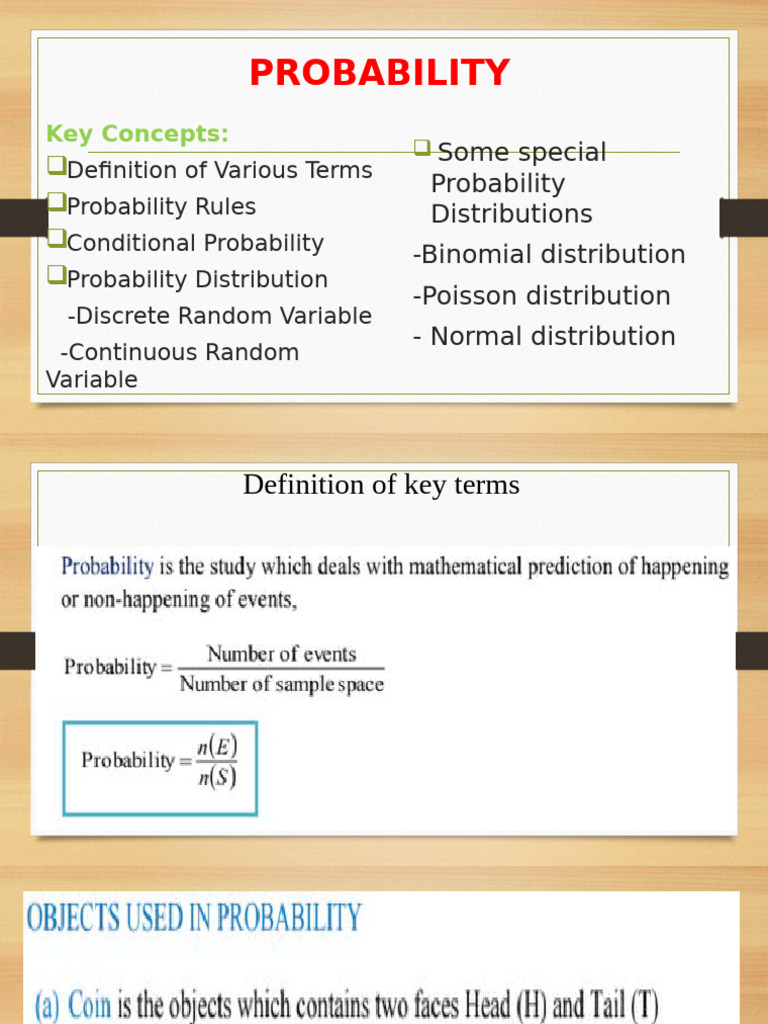 Probability Concepts & Distributions | PDF | Probability Distribution | Variance