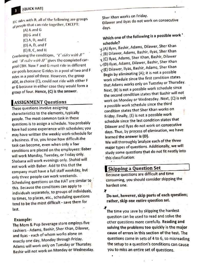 HAT Test Part 02 | PDF