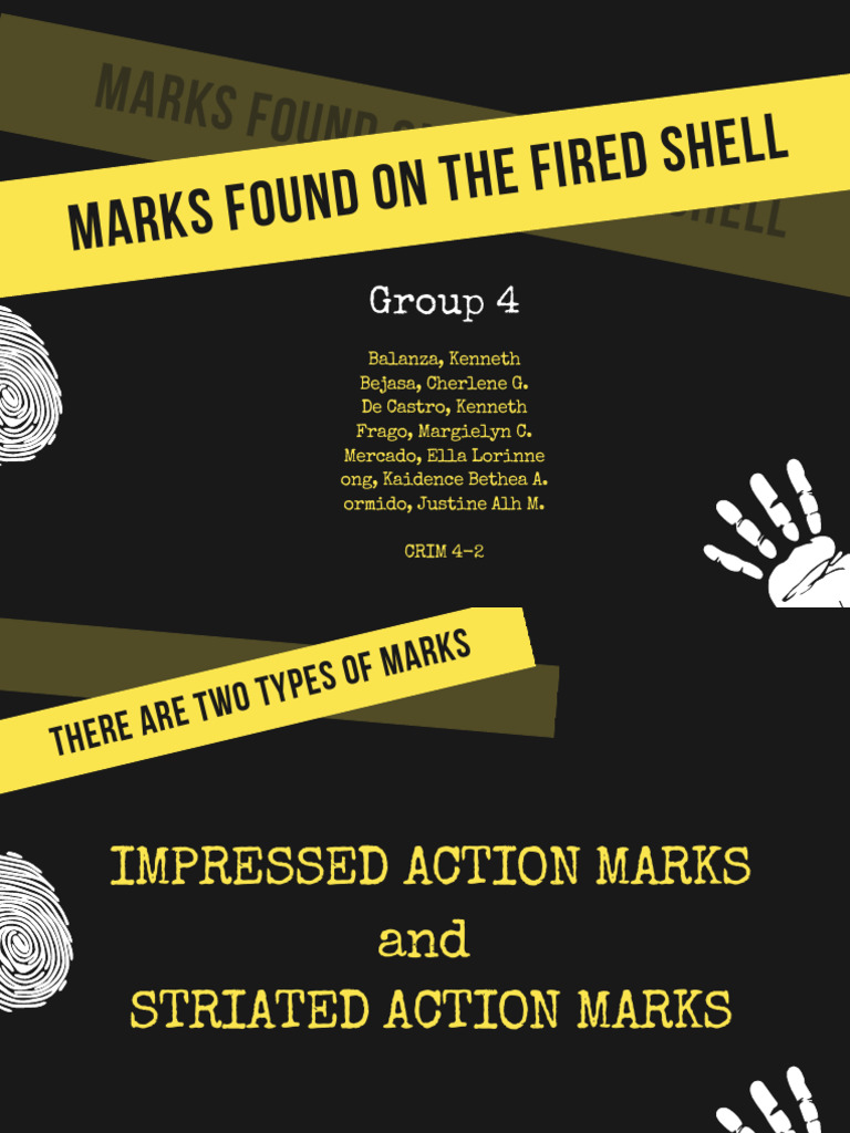 Marks on Fired Shells Explained | PDF | Cartridge (Firearms) | Firearms
