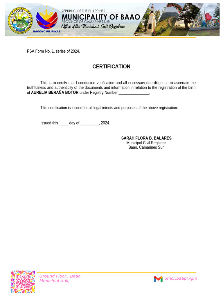 Certification MCR | PDF