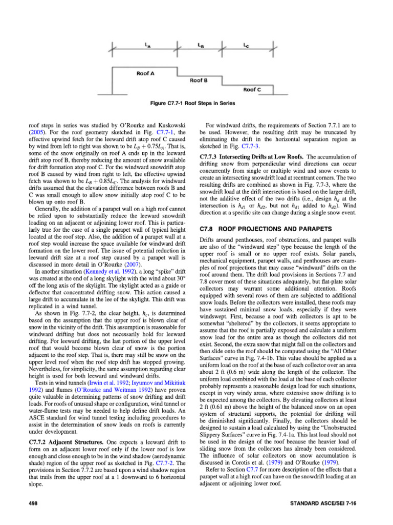 Roof Projections and Parapets | PDF