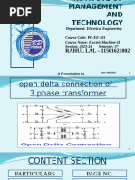 Open Delta Transformer Overview | PDF | Transformer | Quantity