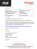 Zaggle Zinger Card Guide for Employees | PDF