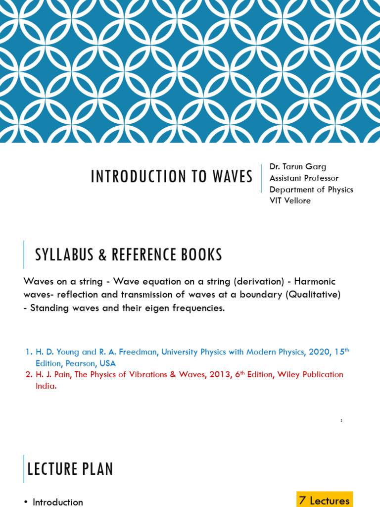 2_Wave on a string | PDF | Waves | Mechanics