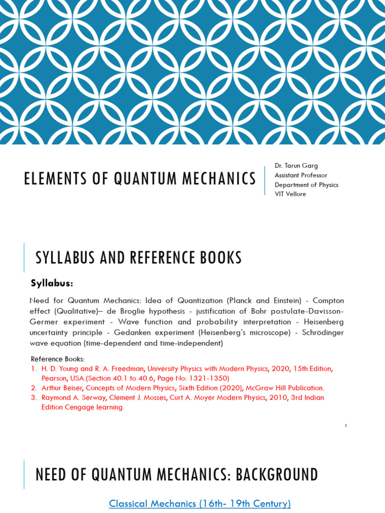 Elements of Quantum Physics | PDF | Electromagnetic Radiation | Photon