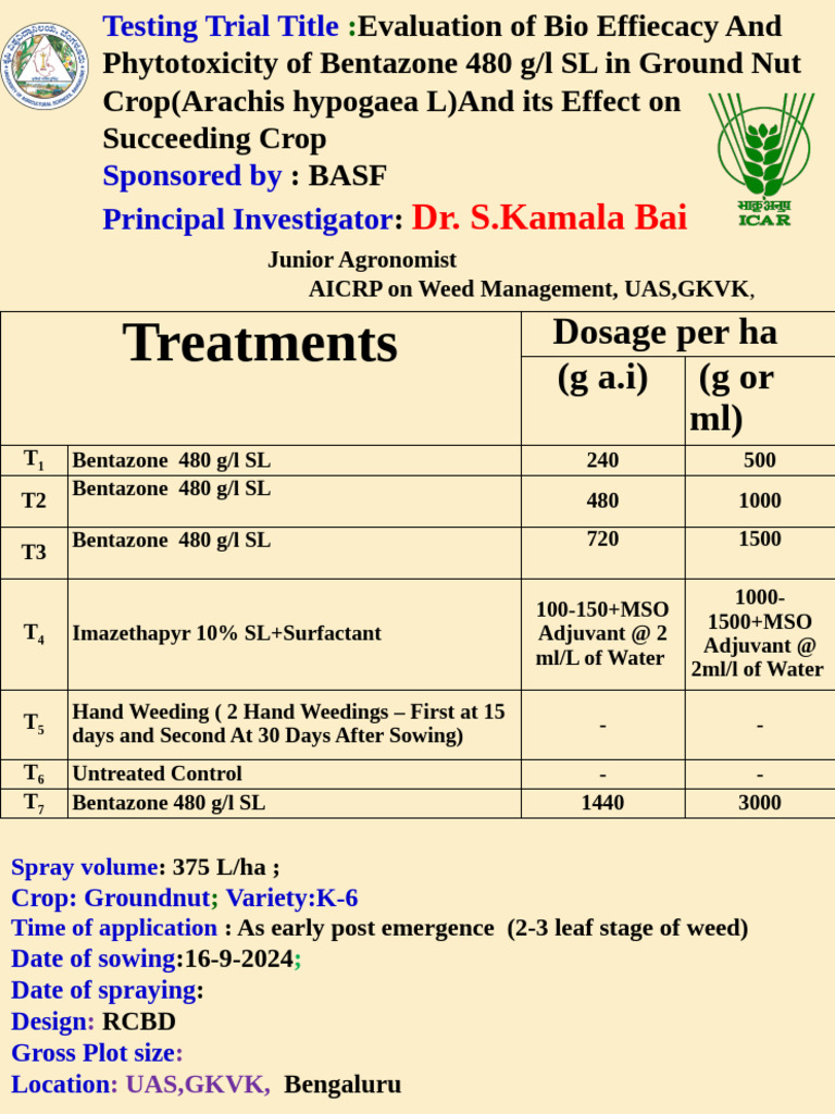 Bentazone - Board - Bioefficacy | PDF