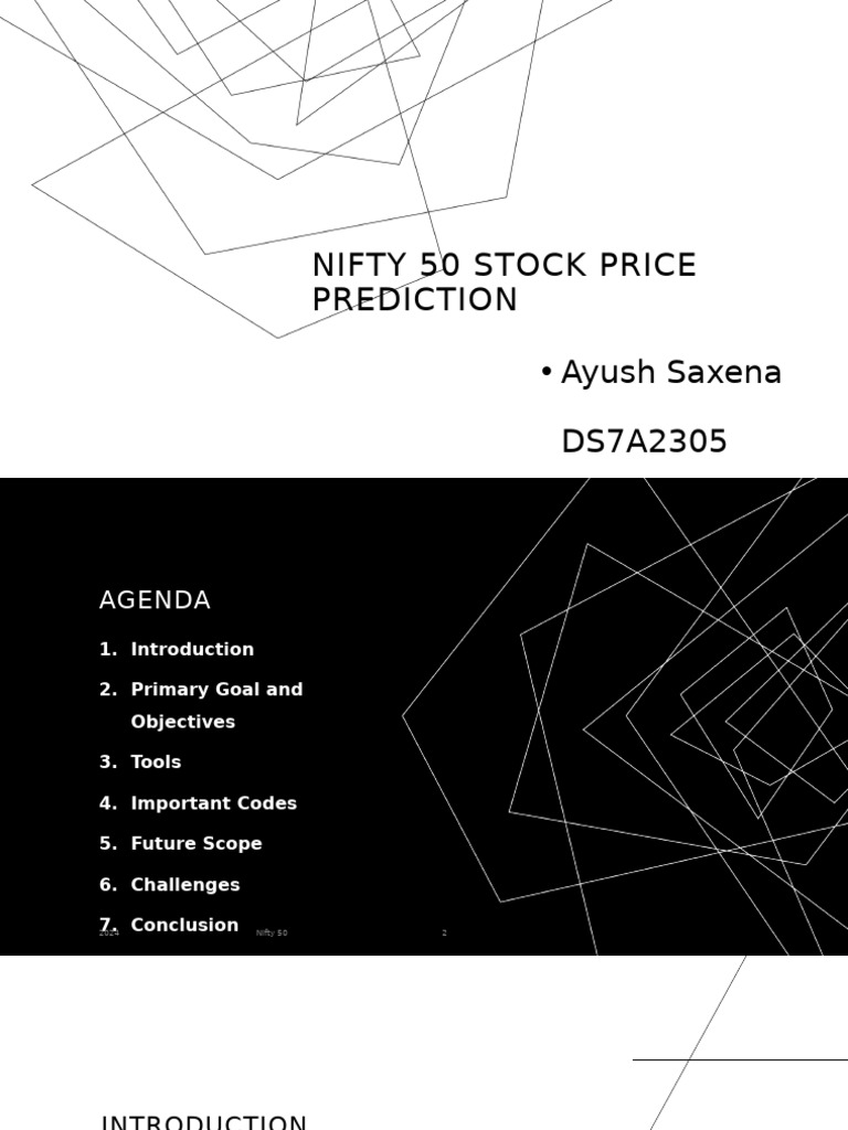 Nifty 50 Stock Price Prediction | PDF | Stocks | Computing