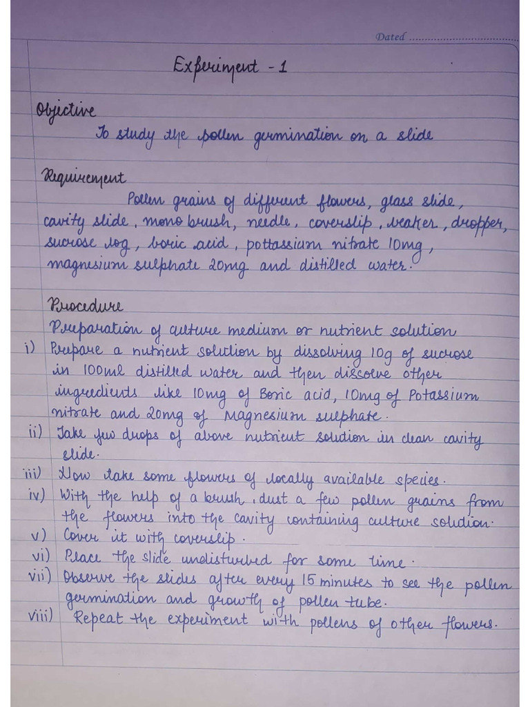 Biology Manual Class 12 | PDF