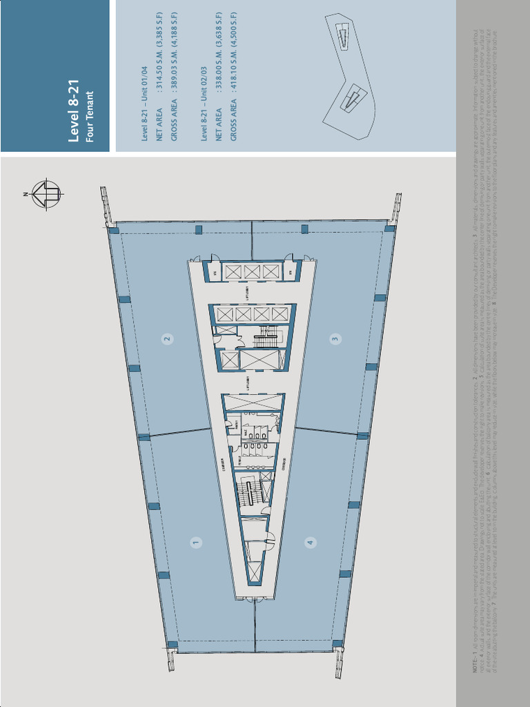 BLVD Plaza T1 Floor Plans | PDF | Elevator | Wall
