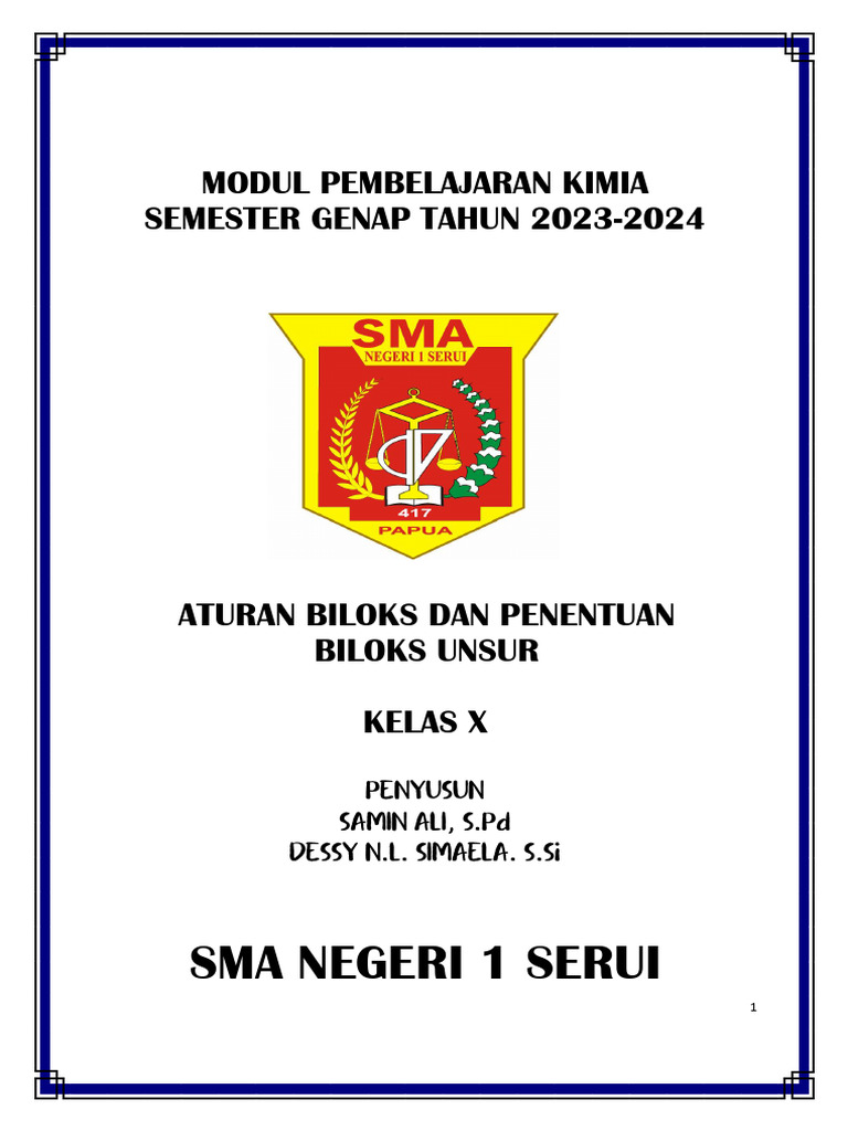 MURID - KD.3.9. Materi Pembelajaran 2. Aturan Biloks Dan Penentuan ...