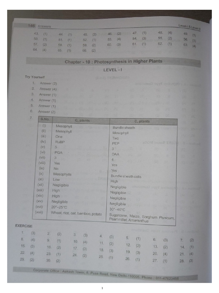 Botany Module 4 Ans | PDF