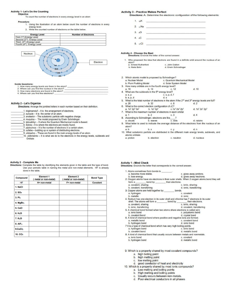 Q2 - Science 9 Activities | PDF
