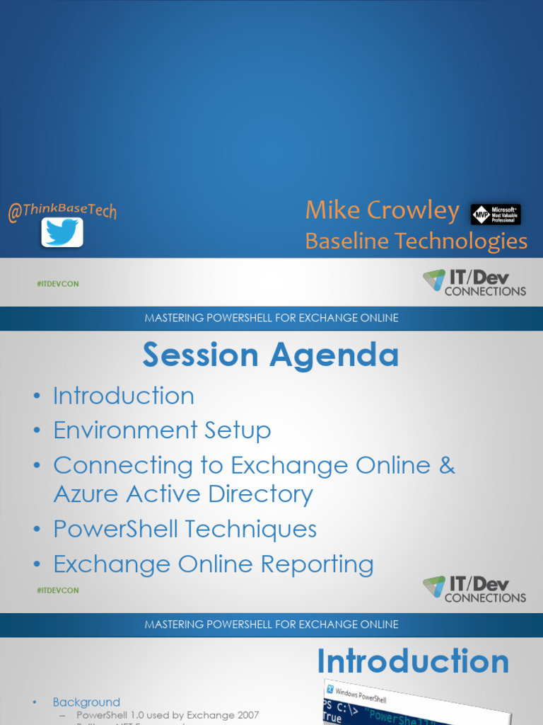 Mastering PowerShell for Exchange Online | PDF | Software | Microsoft