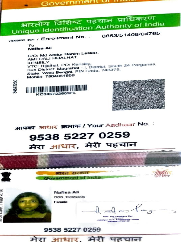 24101105058.adaar Card | PDF