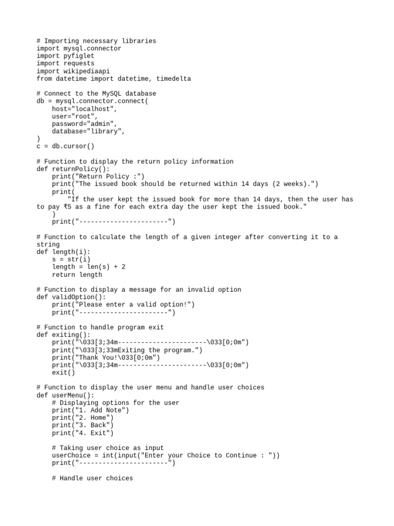 Yugank Library Code | PDF | Computer Science | Data Management