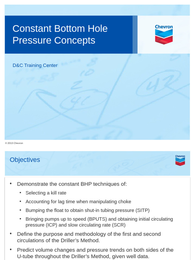 Constant BHP Concepts | PDF | Applied And Interdisciplinary Physics ...