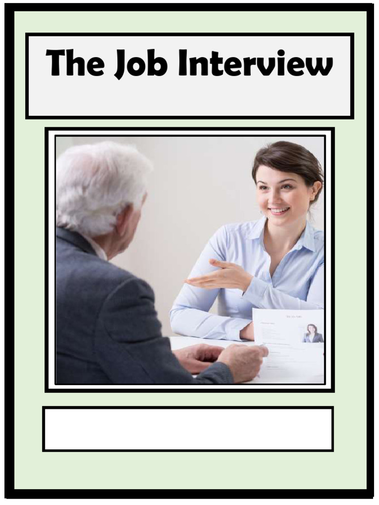 Job Interview Lessons PDFa | PDF | Job Interview | Nonverbal Communication