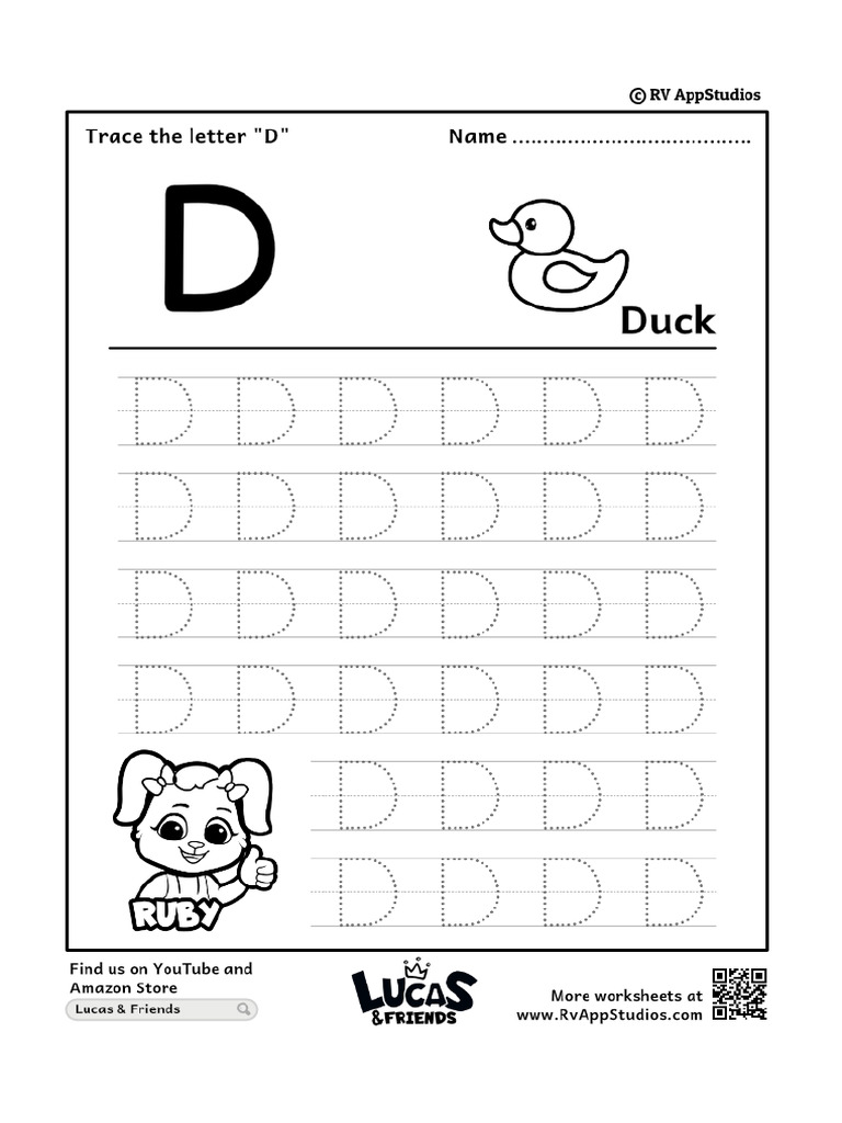 172 Uppercase Letter Uppercase Letter D BW | PDF