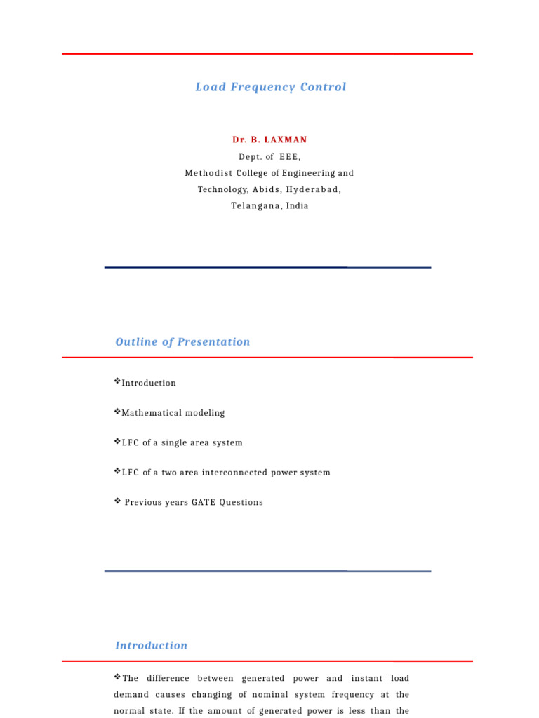 PSOC unit-3 | PDF | Electric Generator | Turbine