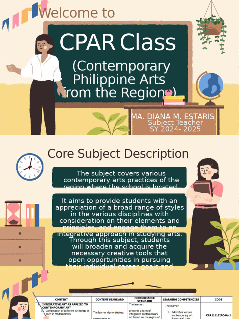 Orientation - Subject Teacher - Bosy - Cpar | PDF