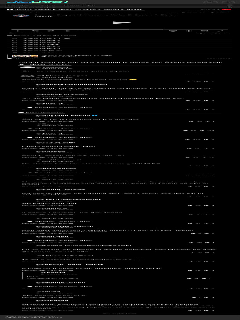 Demon Slayer Kimetsu No Yaiba 3. Sezon 4. Bölüm Izle - Diziwatch | PDF