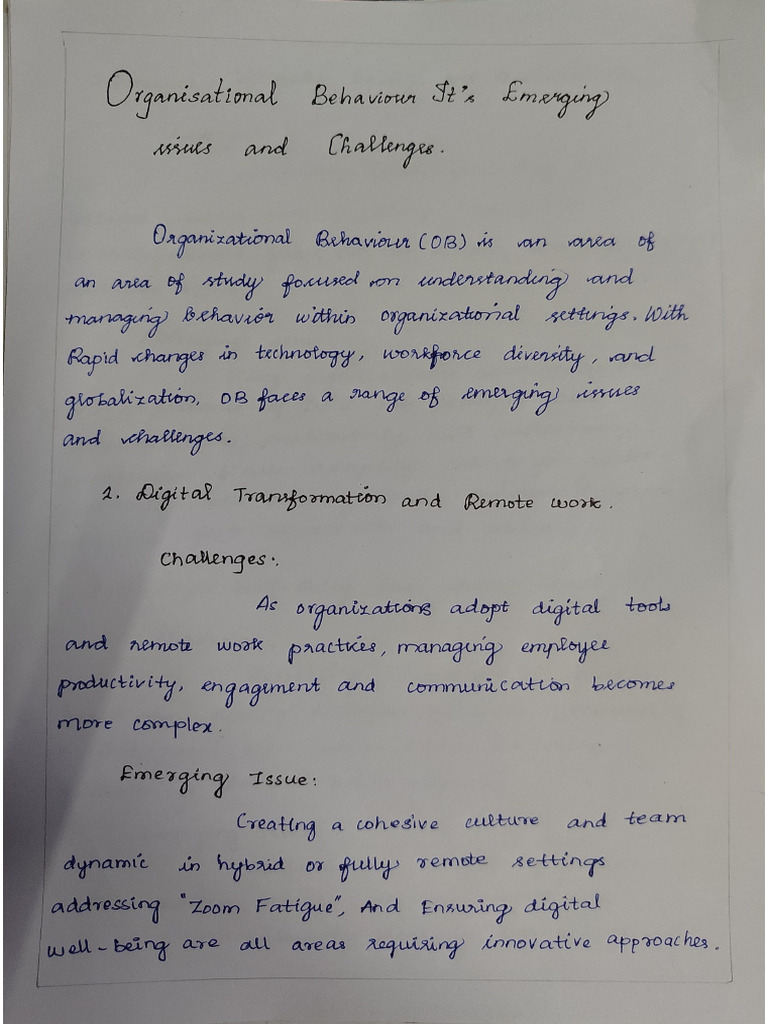 OB Assignment 5 | PDF